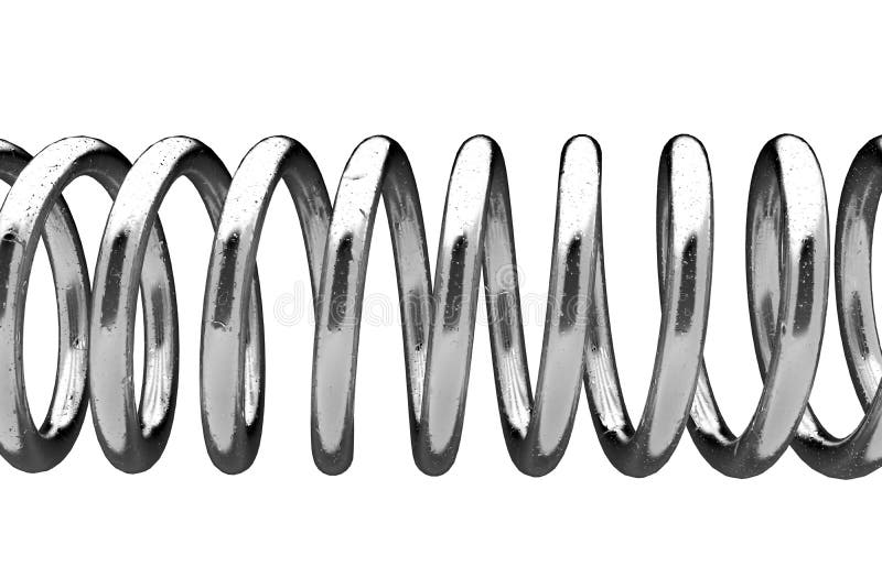 Illustration of Chrome Spring Stock Illustration - Illustration of ...