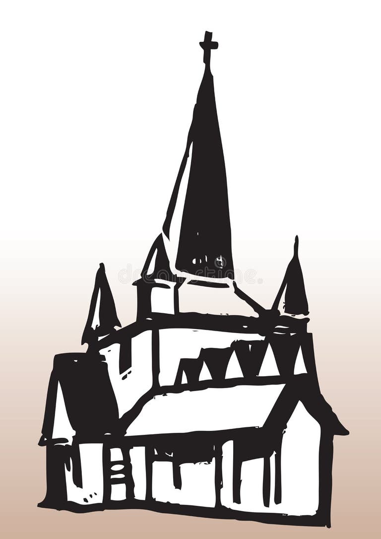 Church Steeple Outline Stock Illustrations – 1,388 Church Steeple ...