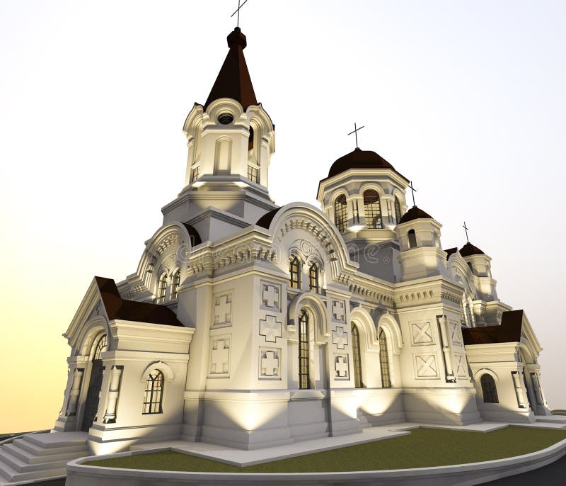 Illustration of Church stock illustration. Illustration of religious ...