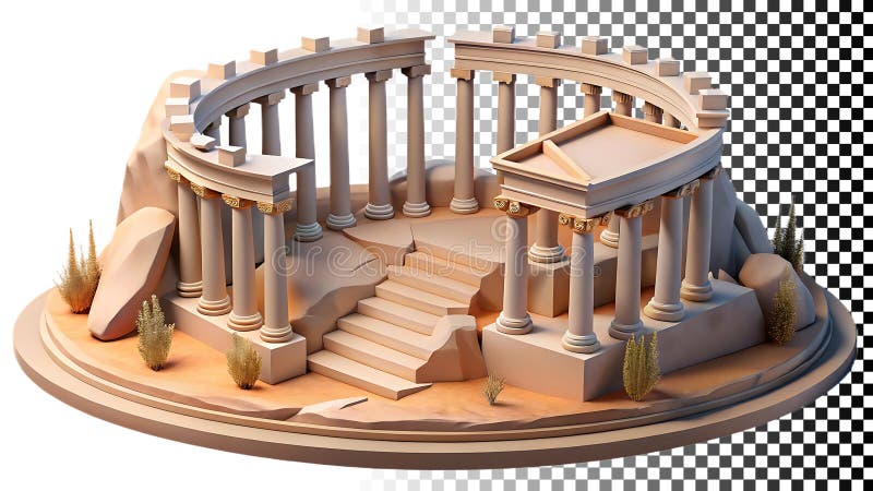 Ancient Circular Temple Ruin, Historical Architecture, Aged Structure ...