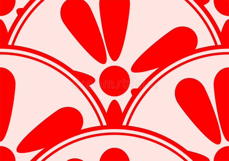 Circular Chrysanthemum Japanese Pattern Stock Vector - Illustration of ...