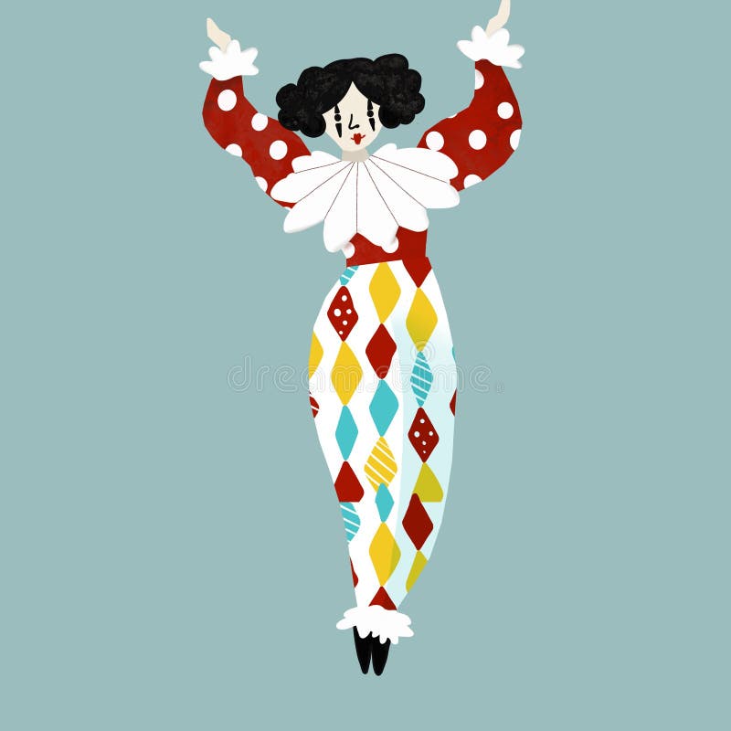 Illustrations with Circus Performers Stock Illustration - Illustration ...