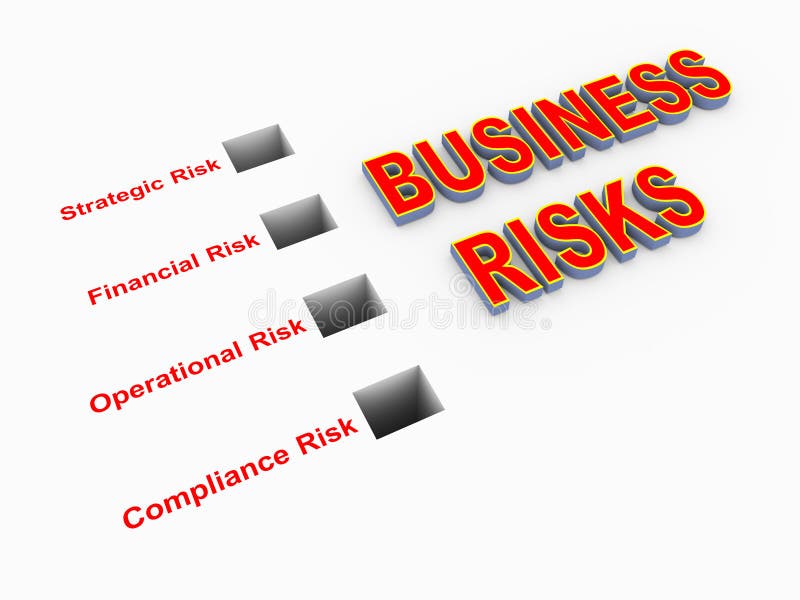 Illustration of Classification of Business Risks Stock Illustration ...