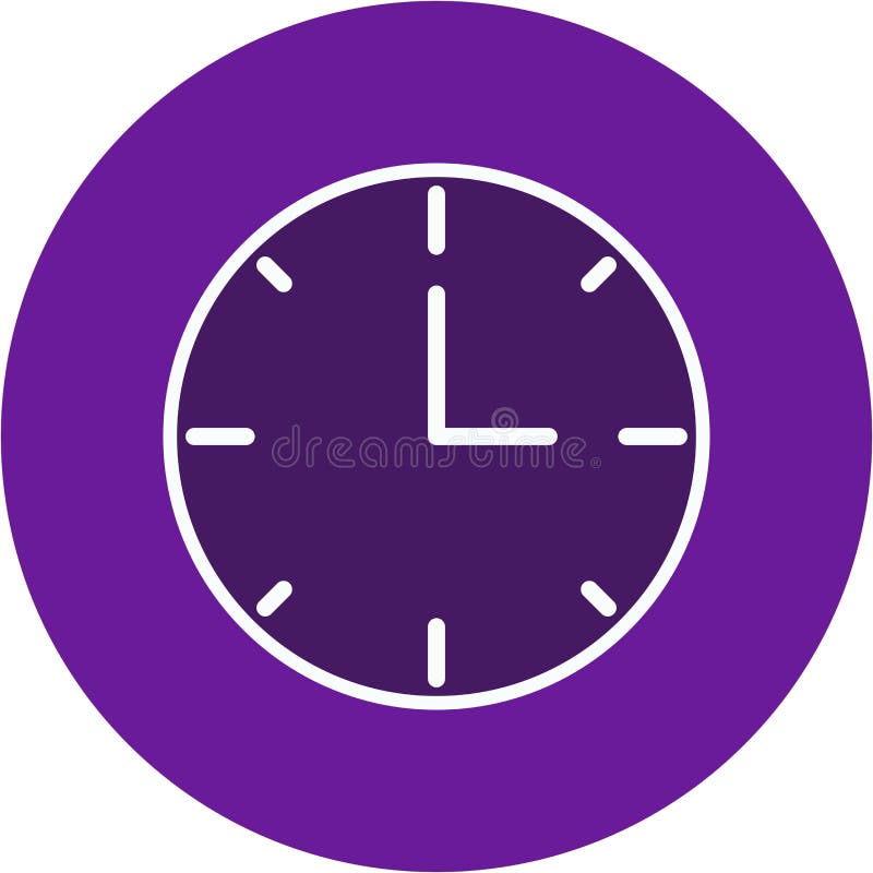 Illustration Clock Icon for Personal and Commercial Use. Stock ...