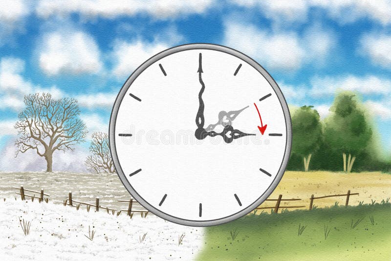 Time for change stock illustration. Illustration of power - 244663716