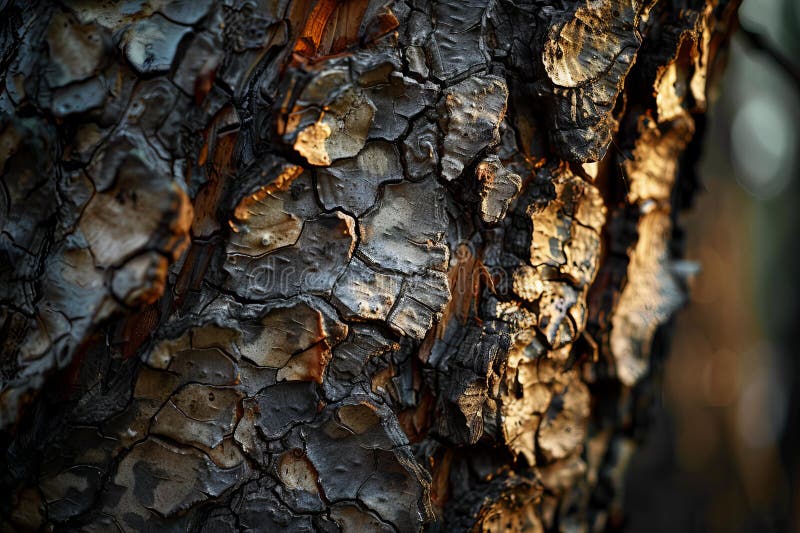 Close Down View of the Bark on a Tree, High Quality, High Resolution ...