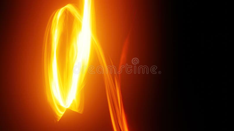Illustration - Close-up of Abstract Red Light Trail Against Black ...