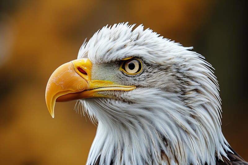 Illustration of Close Up Head of Bald Eagle, High Quality, High Resolution Stock Illustration ...