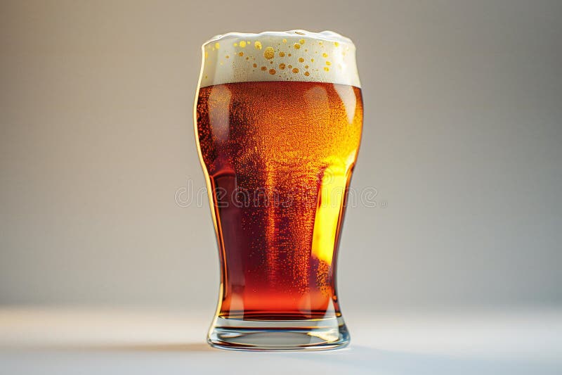 Close Up of an Open Beer Glass, High Quality, High Resolution Stock ...