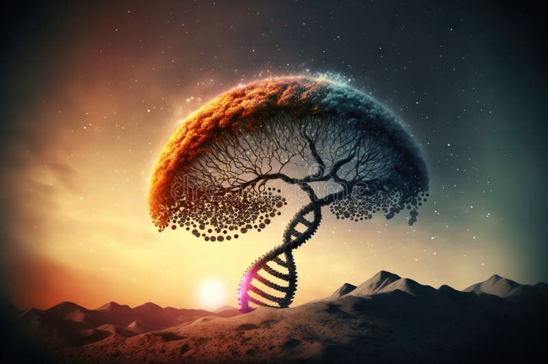 Illustration of the Closeup Dna Stock Illustration - Illustration of ...