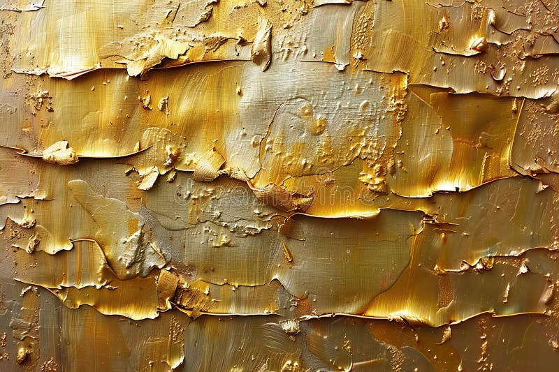 Closeup Image of an Old Gold Paint Effect, High Quality, High ...