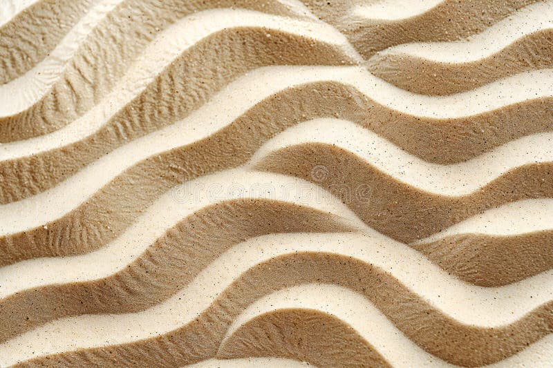 A Closeup of the Sand Texture, Showcasing Detailed Patterns and ...