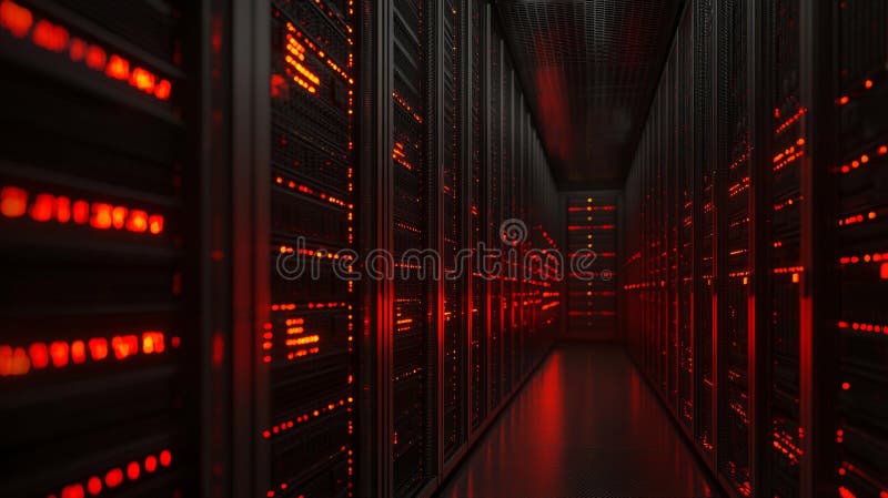 An Illustration of Cloud Computing, Showcasing Bright Blue Clouds and ...