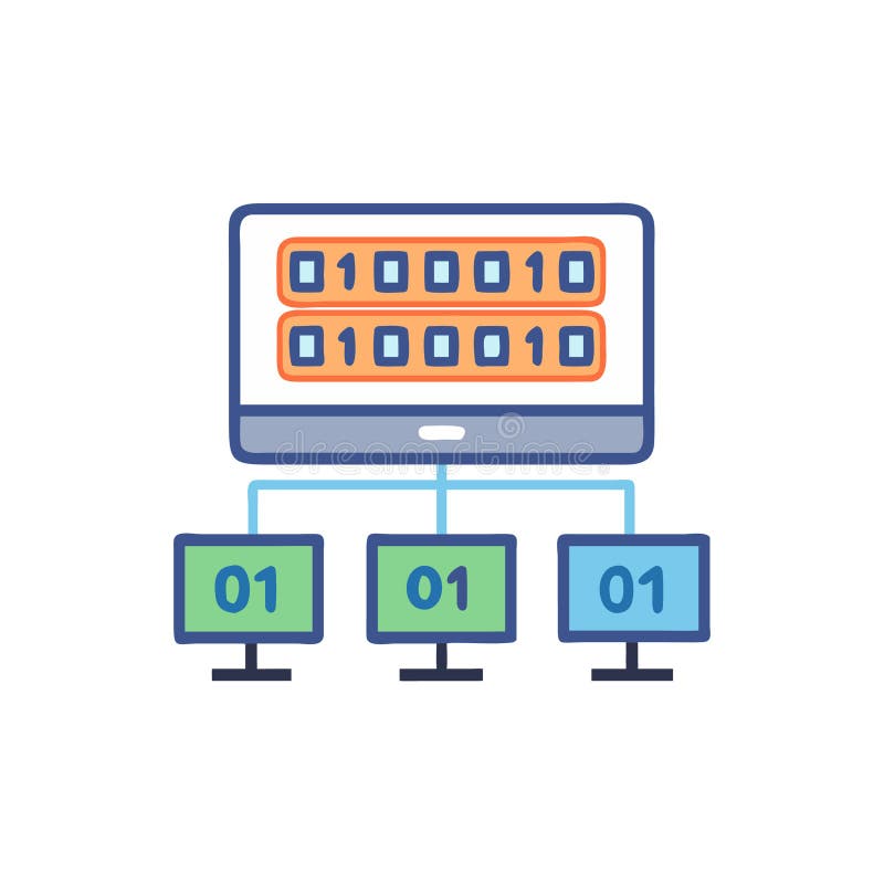CNC Control System Icon Design Stock Image - Illustration of digital ...