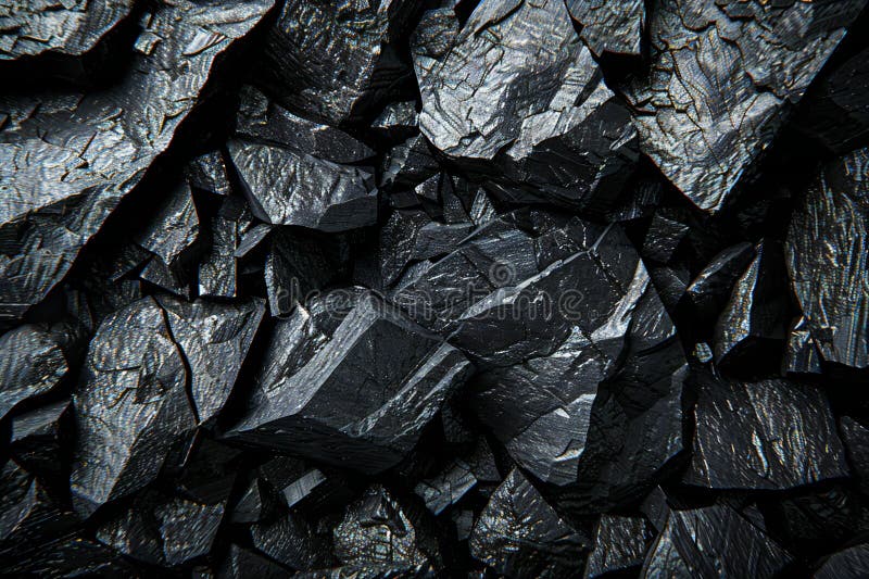 Coal Texture Background, Abstract Background of Black Coal, Close-up ...