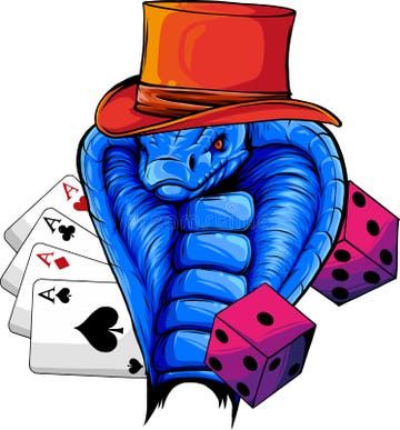 Vector Illustration of Cobra Snake Head with Hat Stock Vector ...