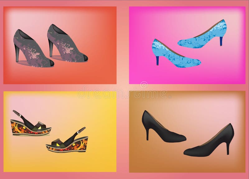 Collage Heels Stock Illustrations – 164 Collage Heels Stock ...