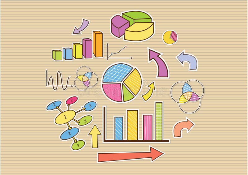 Illustration Collection of Set Vector Chart Stock Vector - Illustration ...