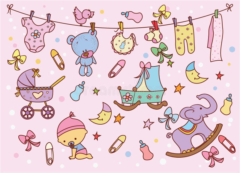 Illustration Collection of Set Vector Stock Vector - Illustration of ...