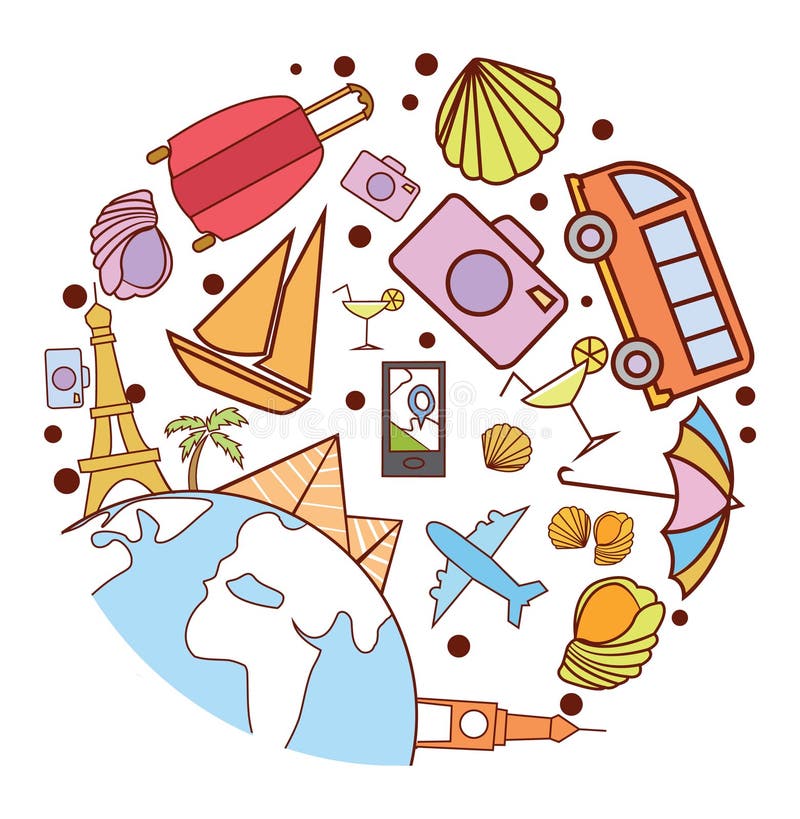 Illustration Collection of Set Vector Object Stock Vector ...