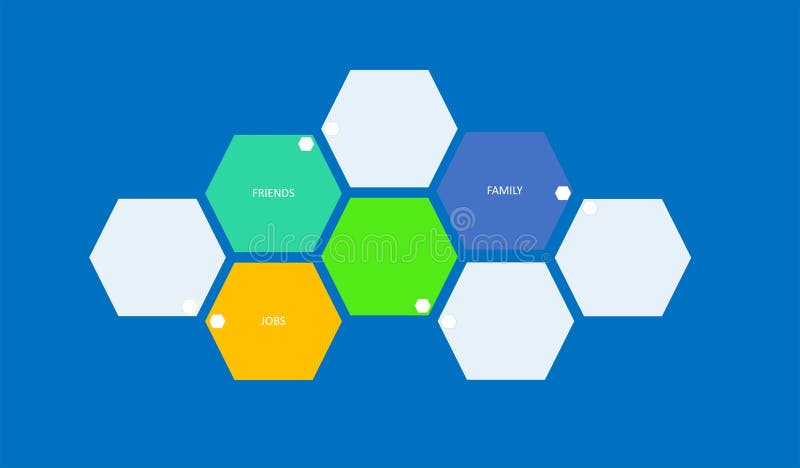 Illustration Coloful Graphic Forms for Presentation Texts Stock ...