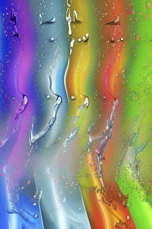 Illustration of a Color Paint Splash Stock Illustration - Illustration ...