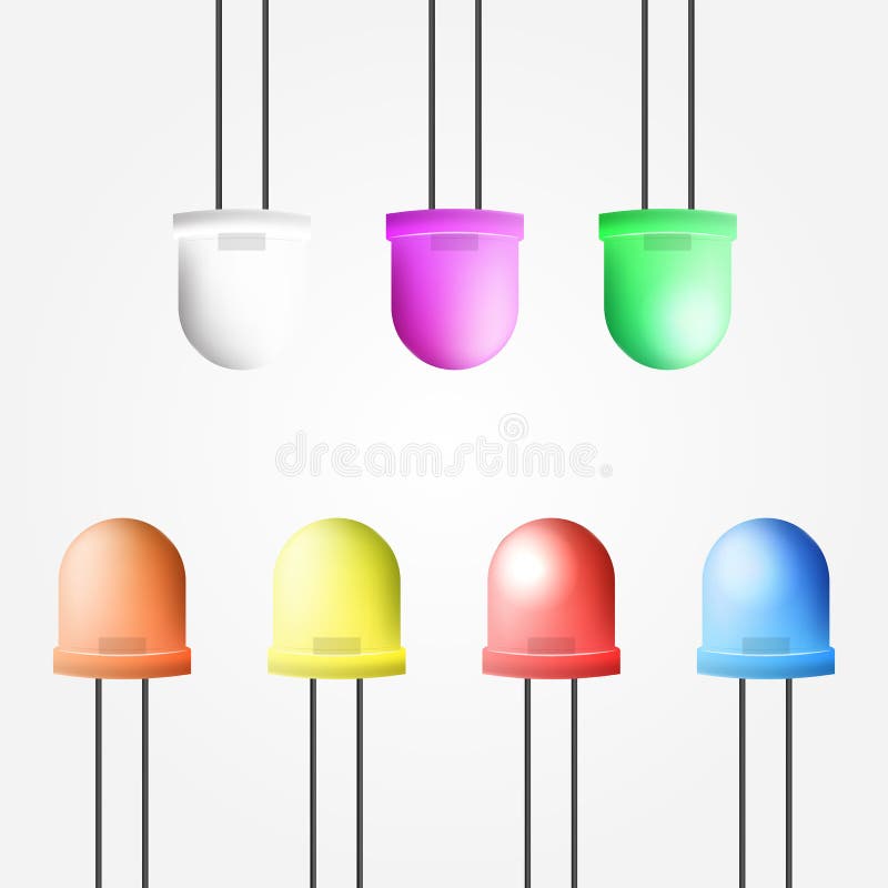 Colored Diode Stock Illustrations – 250 Colored Diode Stock ...