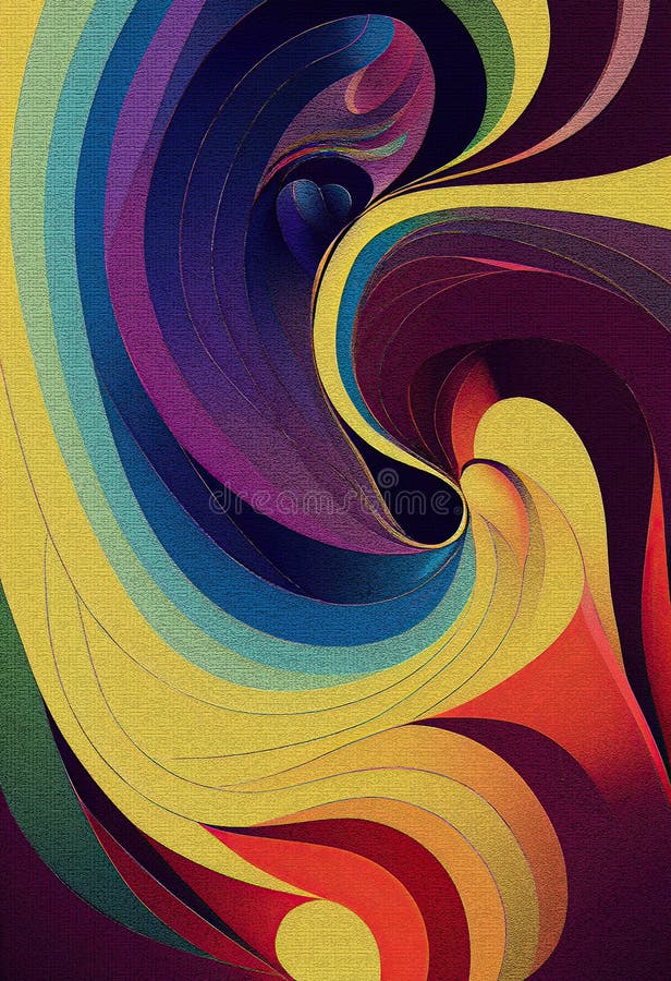 Illustration of Colorful Abstract Design Graphic Shape Stock ...