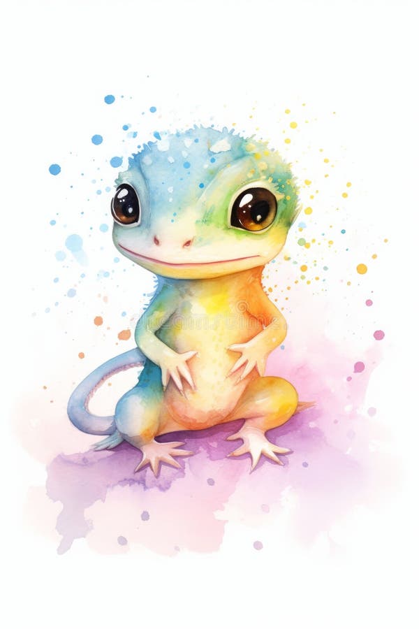 Baby Gecko Drawing Stock Illustrations – 199 Baby Gecko Drawing Stock ...