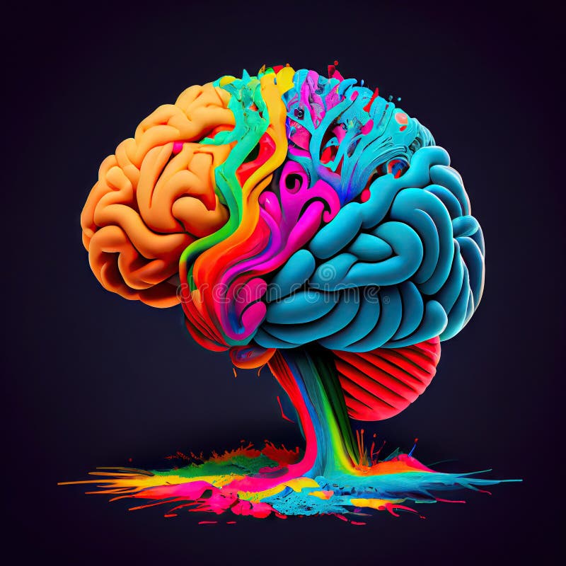 Illustration of the Colorful Brain Stock Illustration - Illustration of ... Illustration of the Colorful Brain Stock Illustration - Illustration of ...