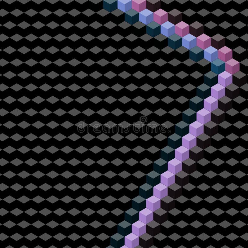 An Illustration of Colorful Isometric 3D Cube with Abstract Multicolor ...