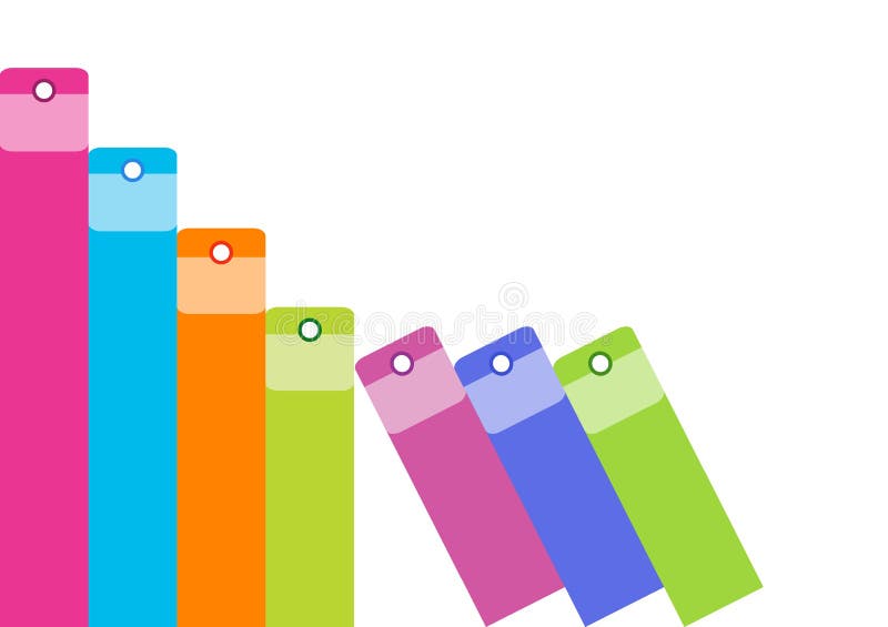 An Illustration of Colorful Office Folders Backgro Stock Vector ... An Illustration of Colorful Office Folders Backgro Stock Vector ...