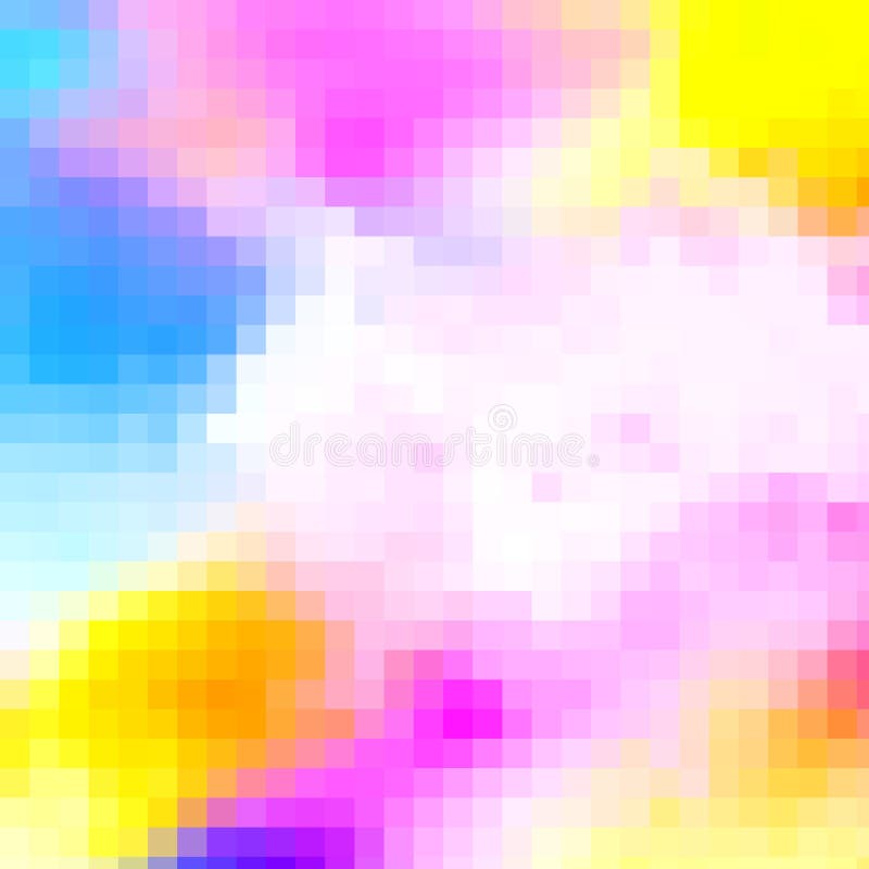 Illustration of Colorful Pixels Stock Illustration - Illustration of ...