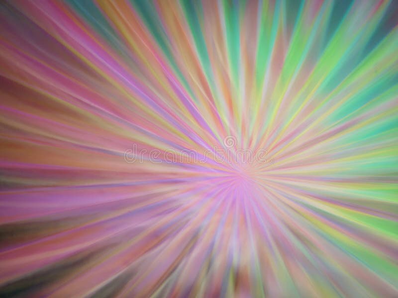 Illustration of Colorful Refracted Light Rays Intersecting Each Other ...
