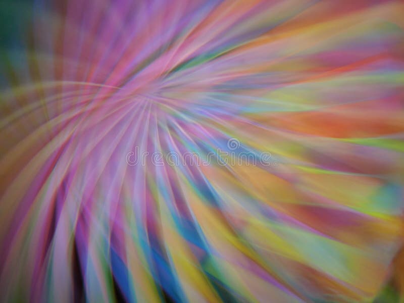 Illustration of Colorful Refracted Light Rays Intersecting Each Other ...