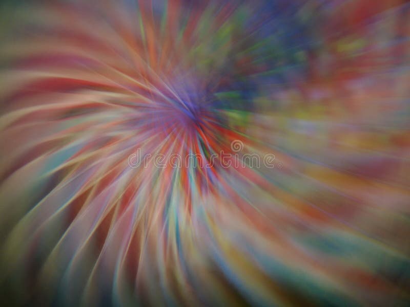 Illustration of Colorful Refracted Light Rays Intersecting Each Other ...