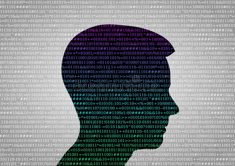 Illustration Colorful Source Code Stock Illustration - Illustration of ...