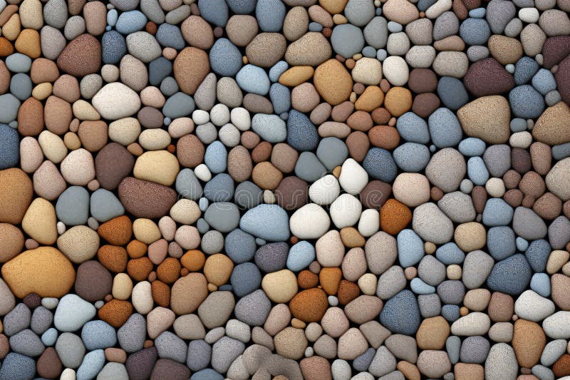 Colorful Stone Pebbles Background, Abstract Stone Wall Texture Stock ...