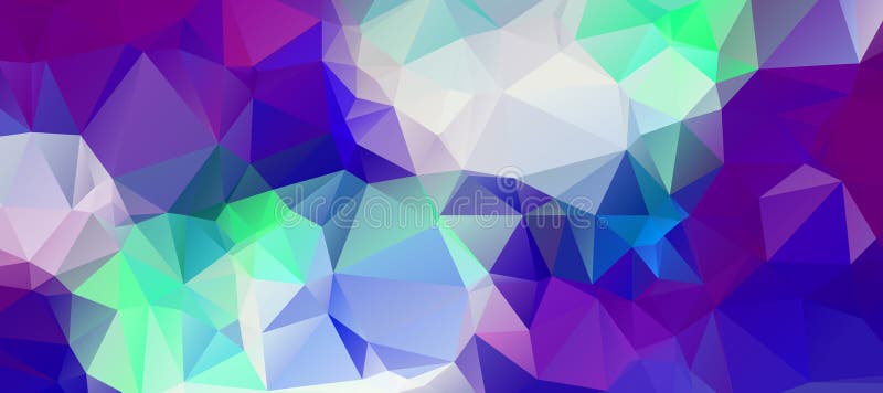 Illustration Colorful Swirl Rainbow Polygon Background or Frame ...