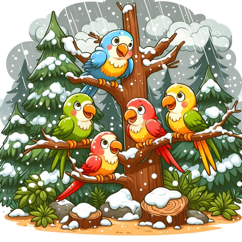 Colorful Tree Made from Cogs and Gears Stock Illustration ...