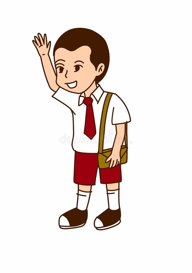 Elementary School Illustration for Comic Character Stock Illustration ...