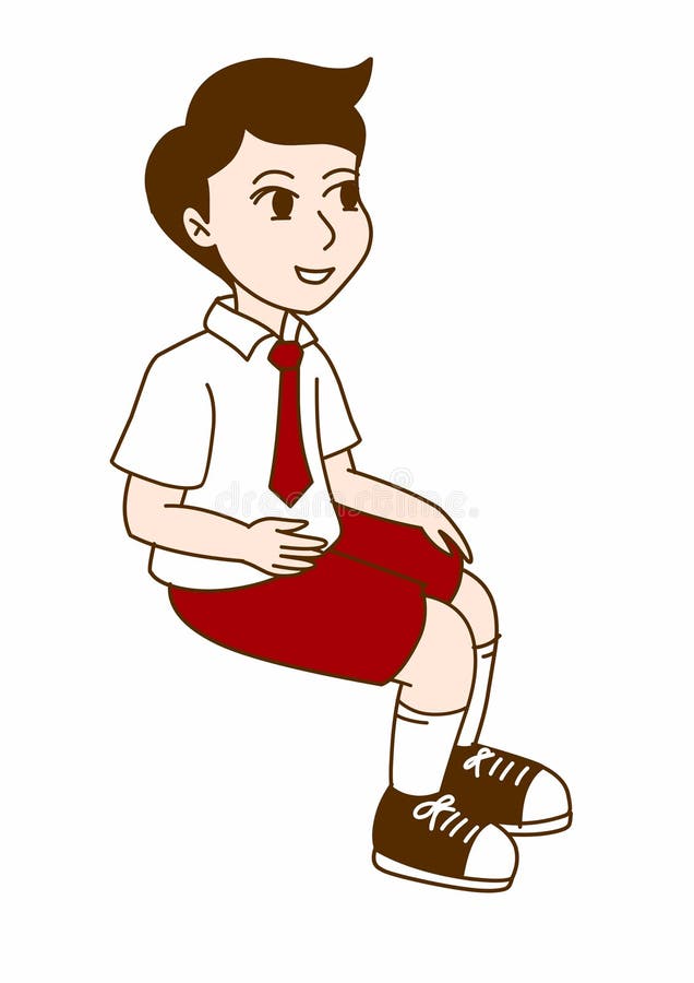 Elementary School Illustration for Comic Character Stock Illustration ...