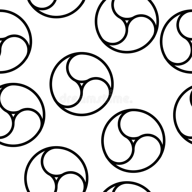 Tomoe Pattern Stock Illustrations – 88 Tomoe Pattern Stock ...