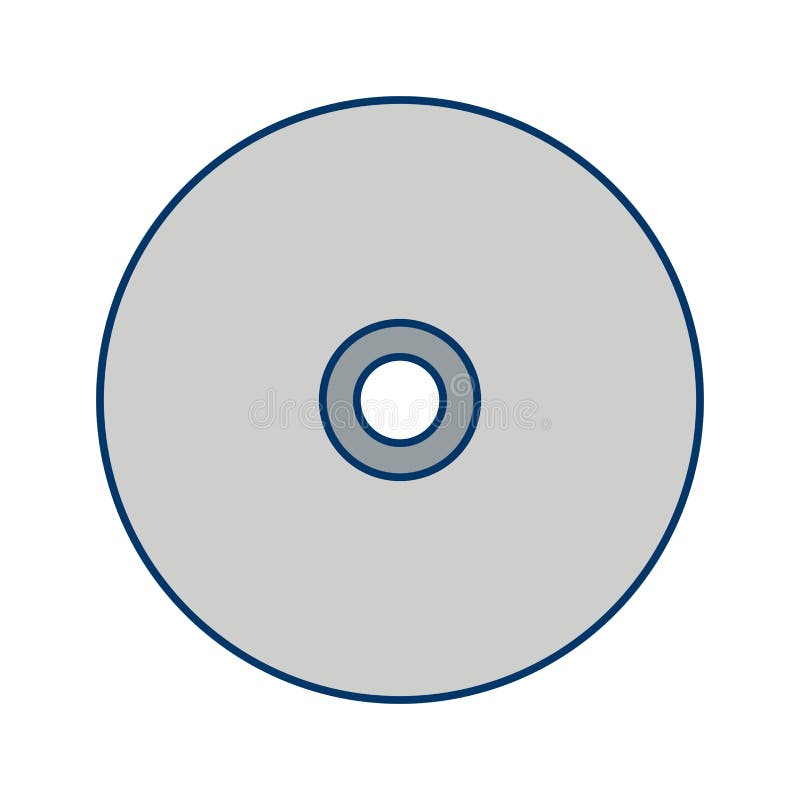 Illustration Compact Disk Icon Stock Illustration - Illustration of ...
