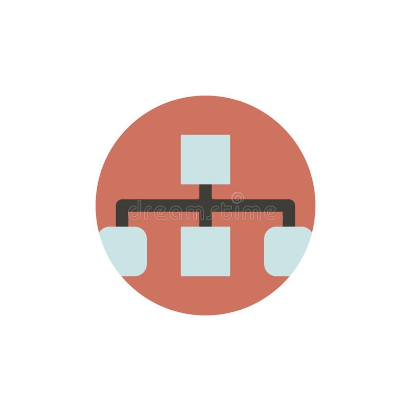 Illustration of Company Organization Vector Stock Vector - Illustration ...