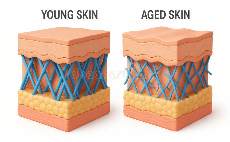 118 Skin Aging Diagram Stock Photos - Free & Royalty-Free Stock Photos ...