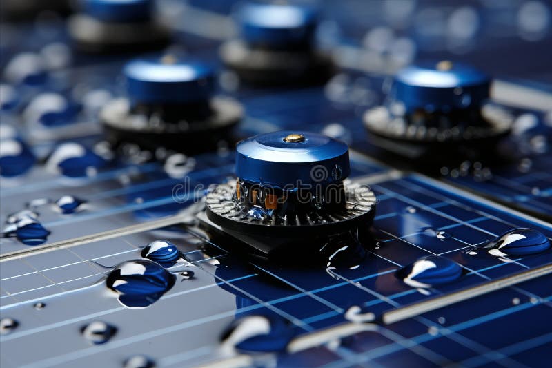 Illustration of the Complex Electrical Connections and Technological ...