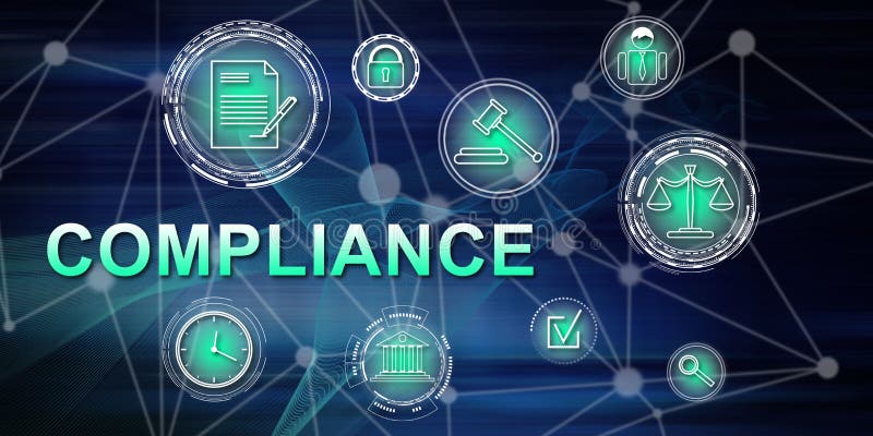 Concept of compliance stock illustration. Illustration of legal - 127013801