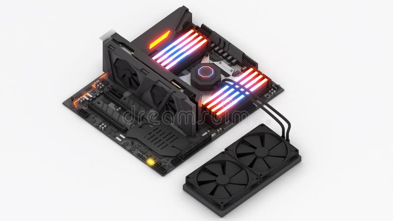 An Illustration of the Components of a Basic Computer.computer ...