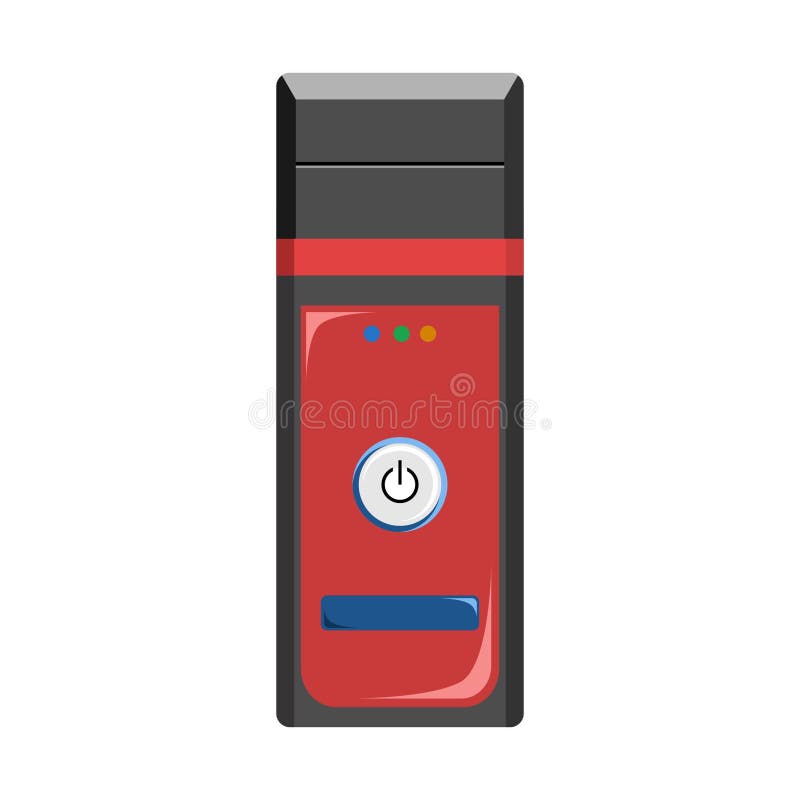 Illustration of Computer CPU Good for Clipart, Templates Etc Stock ...